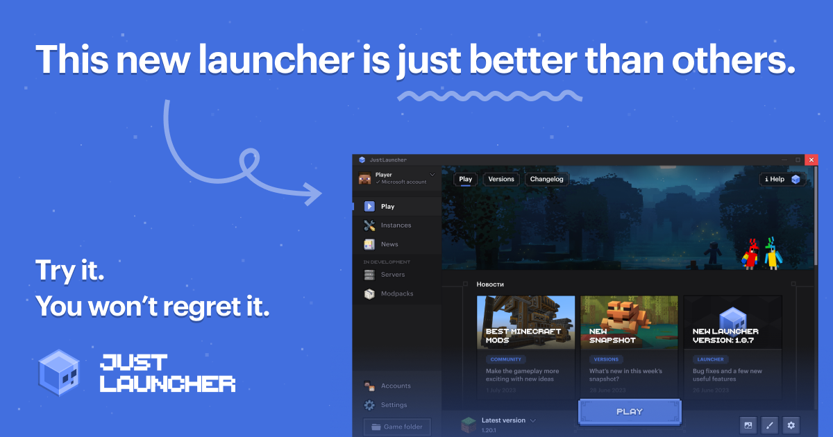 Download · JustLauncher